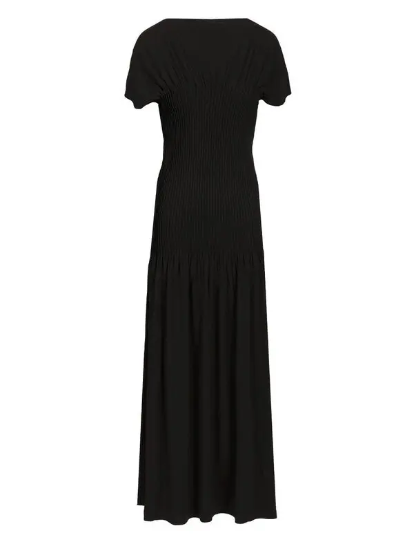 TOTEME Pleated Jersey Dress