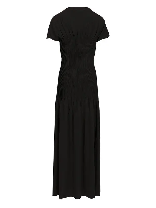 TOTEME Pleated Jersey Dress
