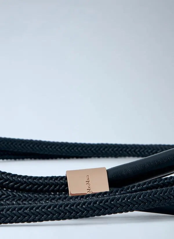 Max Mara Braided Leather Belt