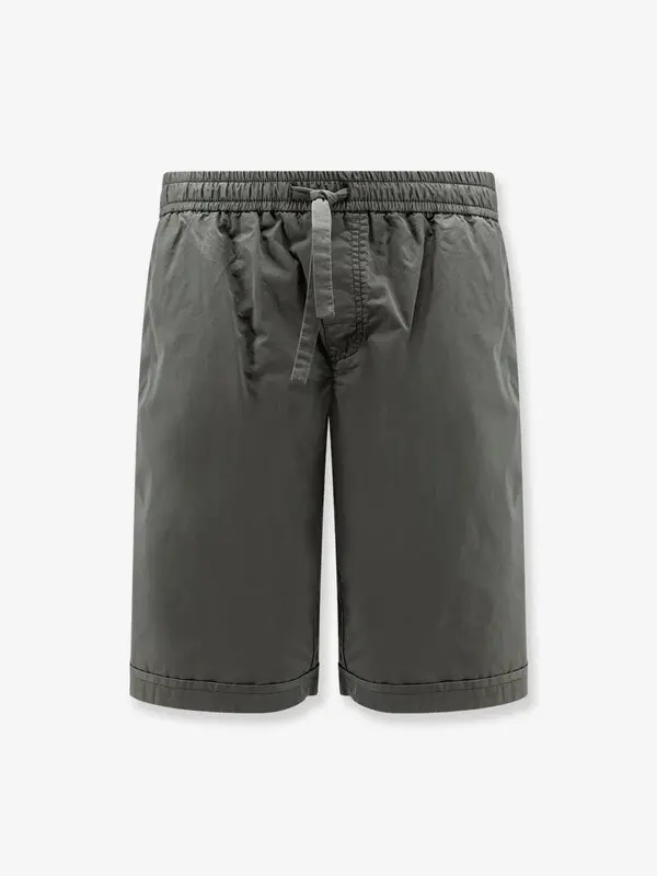 Dolce & Gabbana Cotton Shorts With Logo Detail - Multicolor
