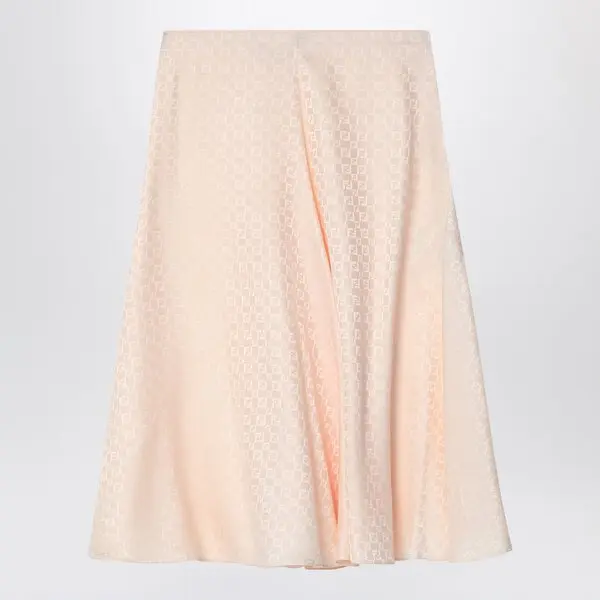 Fendi Skirt In Ff Silk