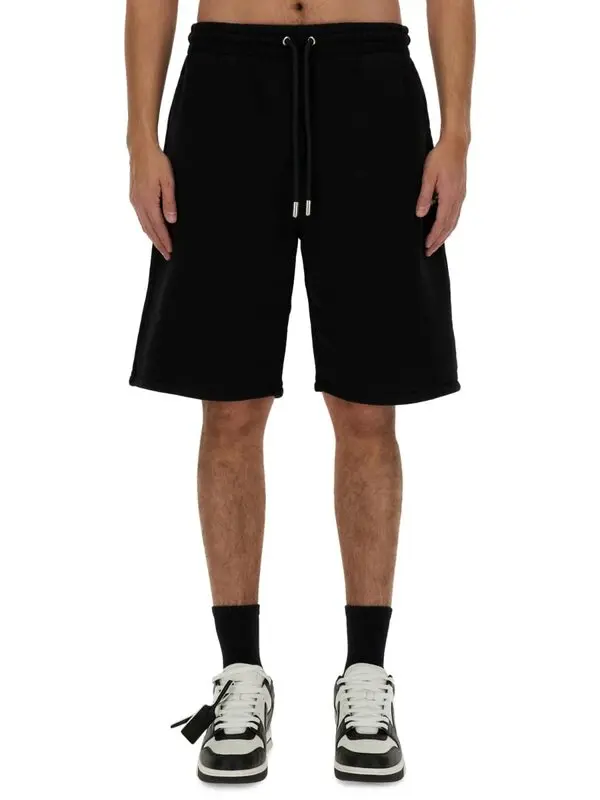 Off-White Bermuda With Logo