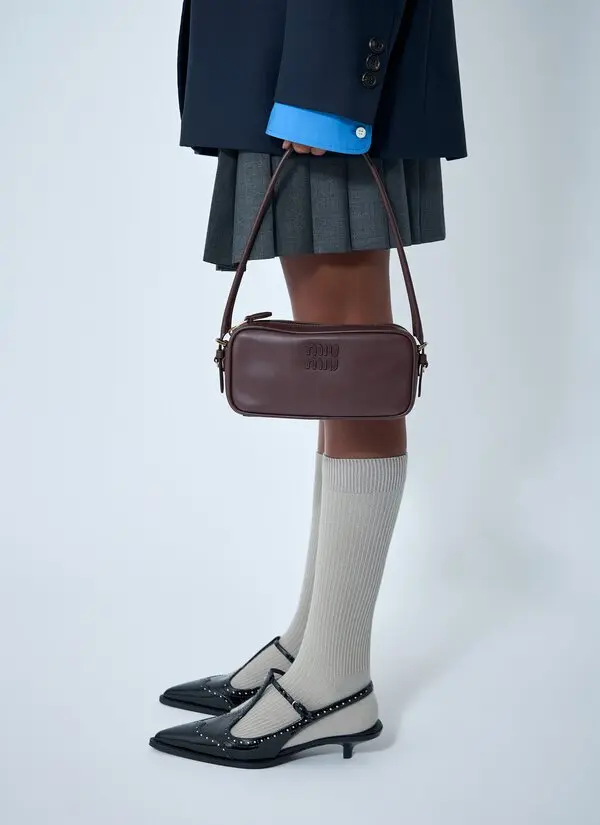 Miu Miu Softy Leather Shoulder Bag