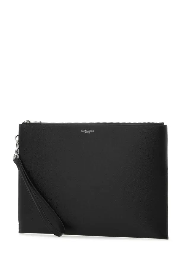 Saint Laurent Leather Pouch