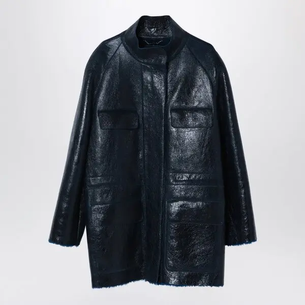 Fendi Dark Sheepskin Jacket