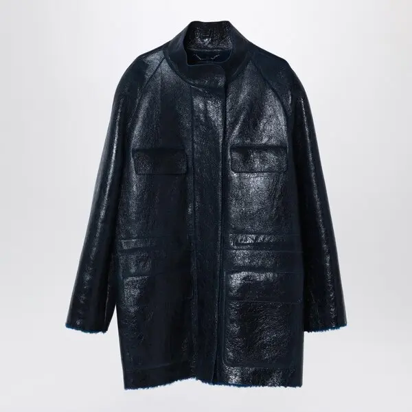 Fendi Shearling Jacket - Blue