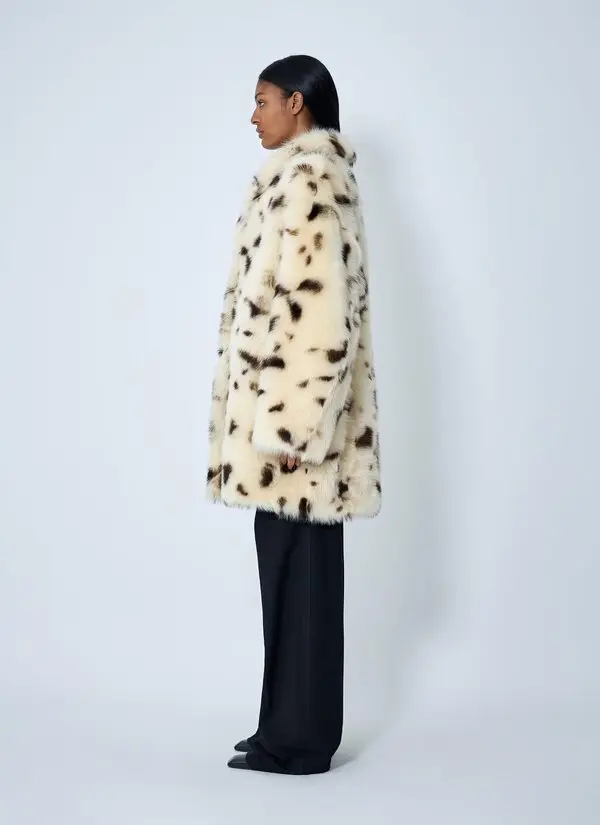 Prada Shearling Coat - Black