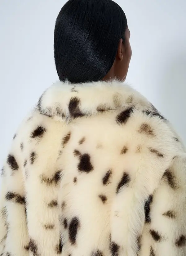 Prada Shearling Coat - Black
