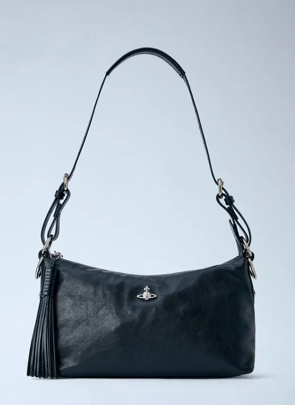 VIVIENNE WESTWOOD Emma Shoulder Bag - Black