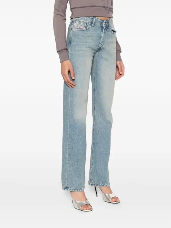 DIESEL® Regular Fit Cotton Denim Jeans