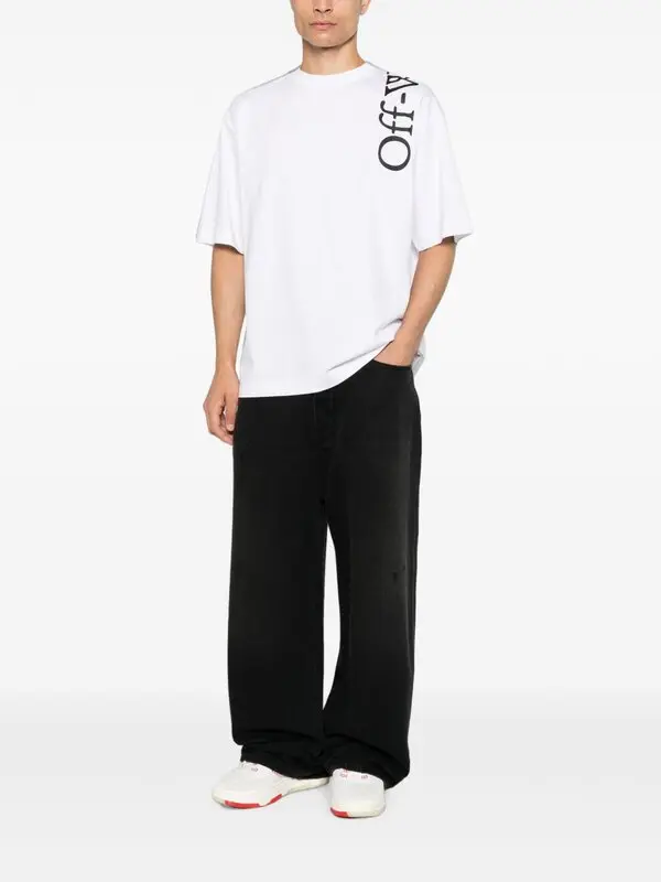 Off-White Vertical Bookish Skate Cotton T-shirt