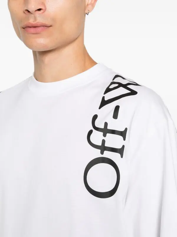 Off-White Vertical Bookish Skate Cotton T-shirt