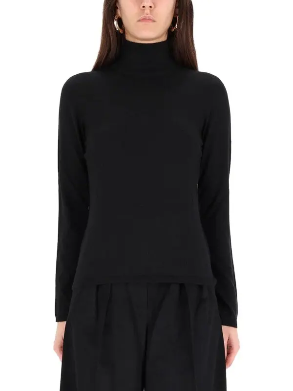Max Mara Turtleneck Sweater Meana - Black
