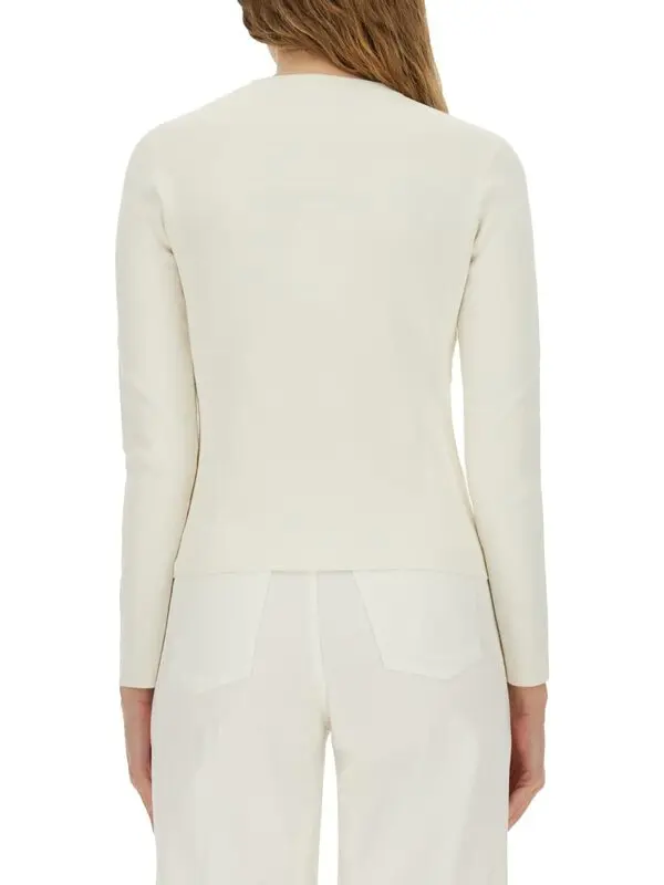 Max Mara Logo Jersey - Cream