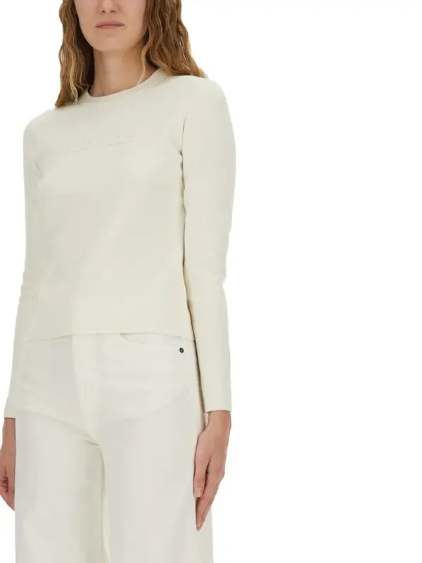 Max Mara Logo Jersey - Cream