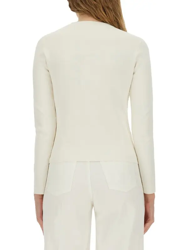 Max Mara Logo Jersey - Cream