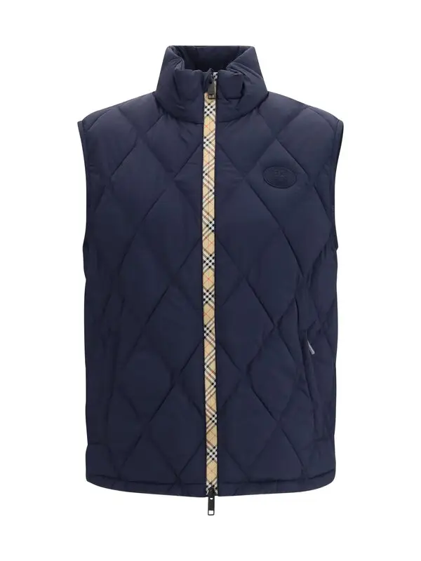 Burberry Down Vest - Blue