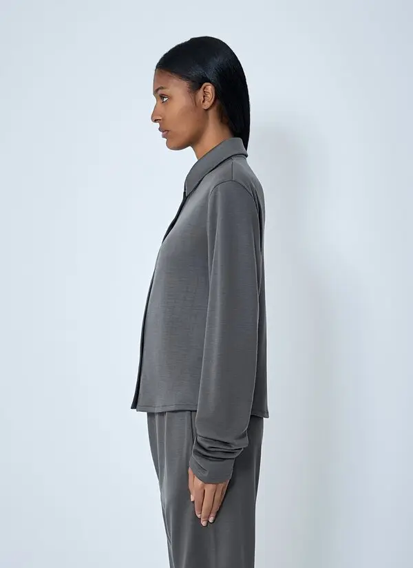 RIER Mini Polar Shirt - Gray
