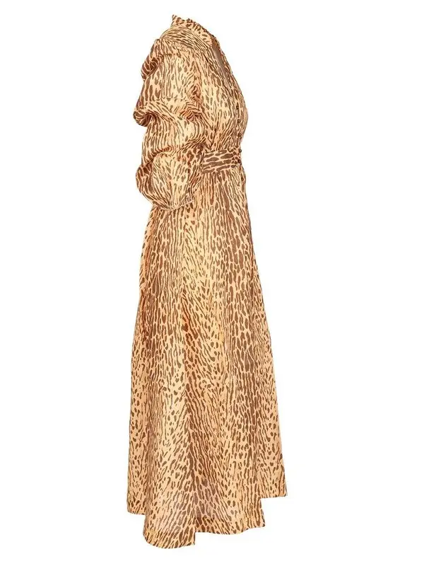 Zimmermann Leopard Print Midi Dress