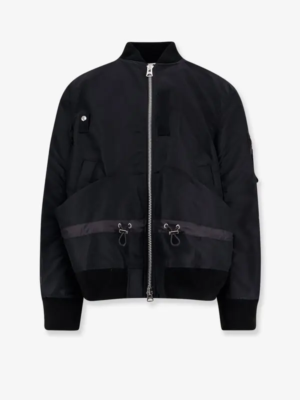Sacai Nylon Bomber Jacket - Black