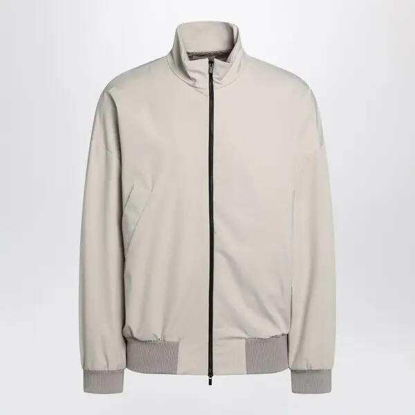 Fear Of God Bomber Jacket With Zip In Nylon Blend - Gray