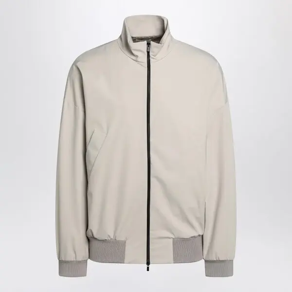 Fear Of God Nylon Blend Bomber Jacket - Gray