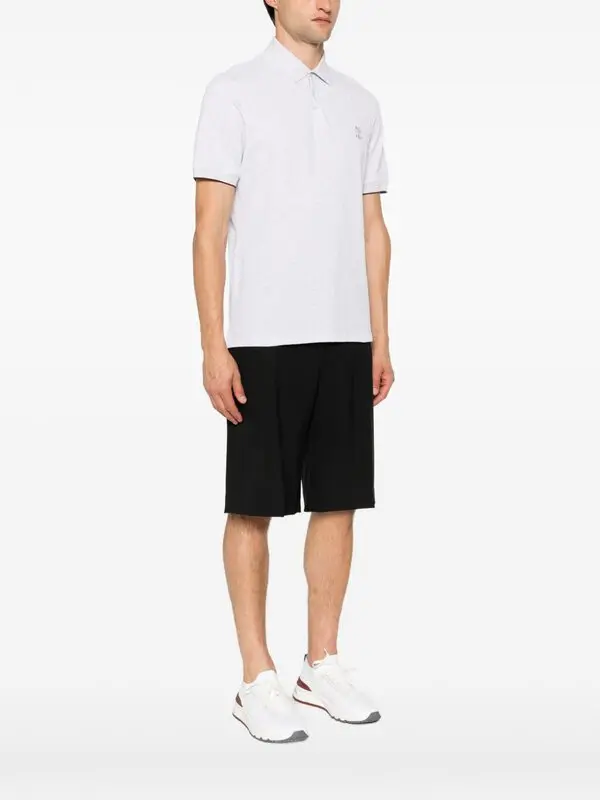 Brunello Cucinelli Logo Cotton Polo Shirt
