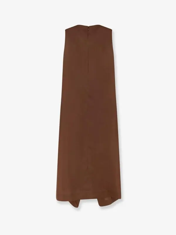Alberta Ferretti Silk Long Dress