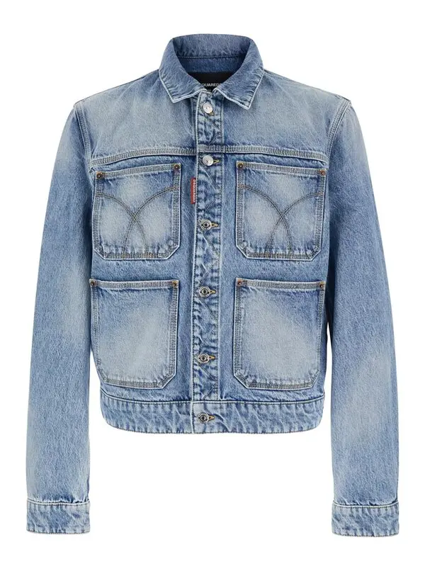 Dsquared2 70s Denim Jacket - Multicolor