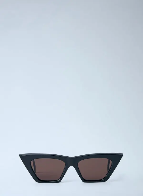 Phoebe Philo Peak Sunglasses - Black