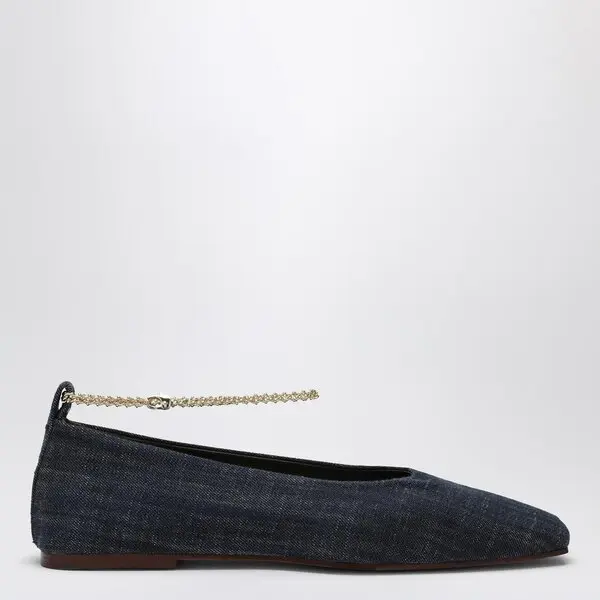 MARIA LUCA Denim Augusta Ballerina - Blue