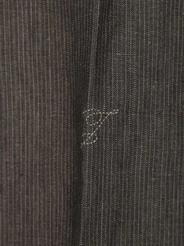 Jacquemus Pastro Linen Shirt - Gray