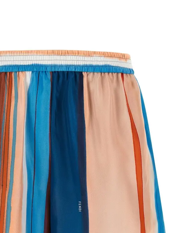 Fendi Venetian Stripes Shorts - Multicolor