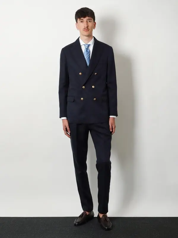 Brunello Cucinelli Silk And Linen Blazer