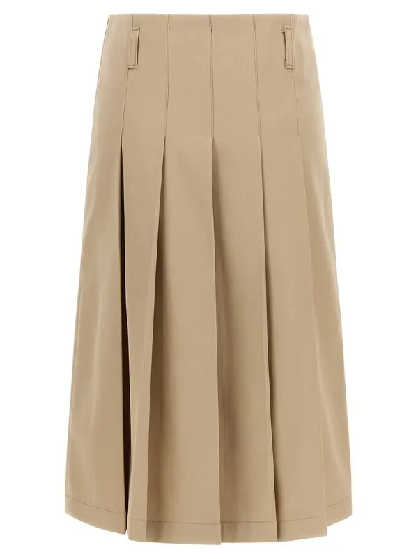 A.p.c. Organic Cotton Midi Skirt
