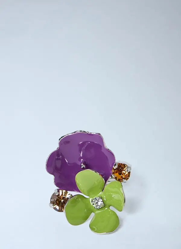 Marni Metal Flower Ring