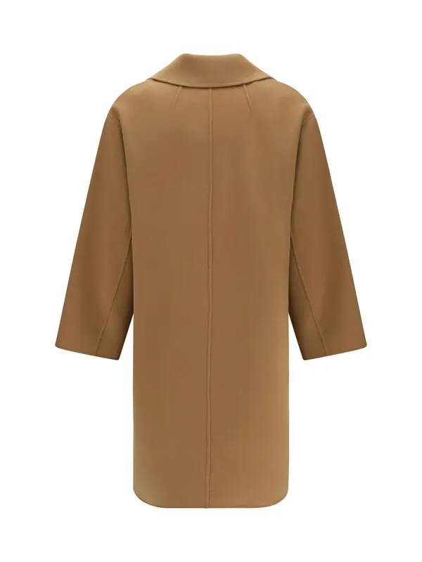 Max Mara Magnolia Double-breasted Virgin Wool Coat - Cream