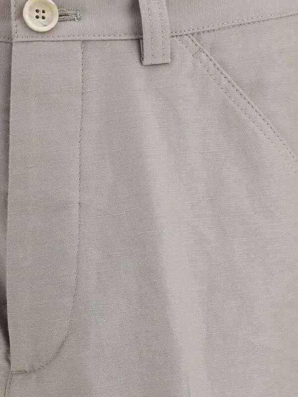 Brunello Cucinelli Cotton And Linen Trousers