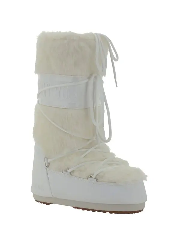 Moon Boot Icon Faux Fur Boots