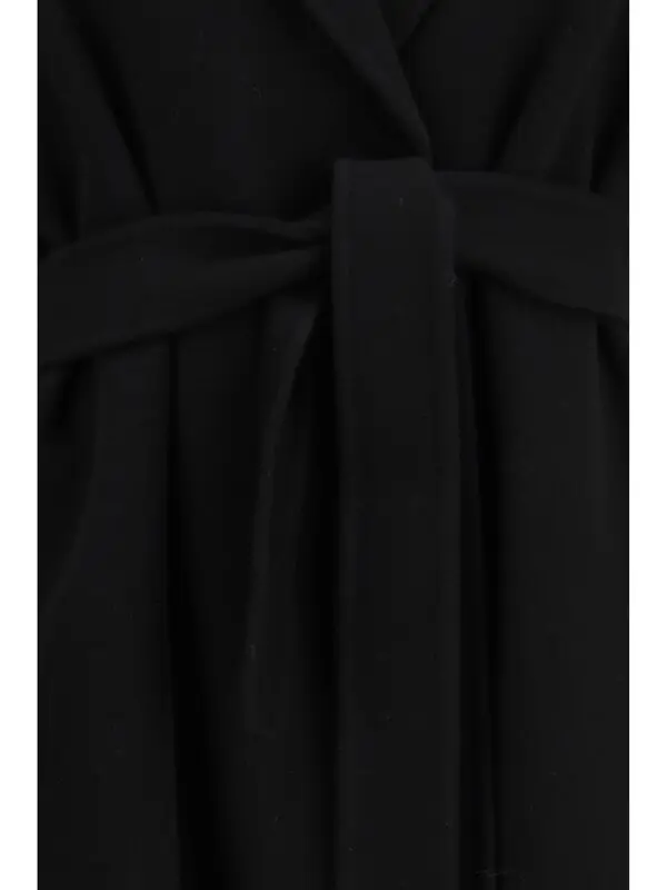 Max Mara Esturia Virgin Wool Coat - Black