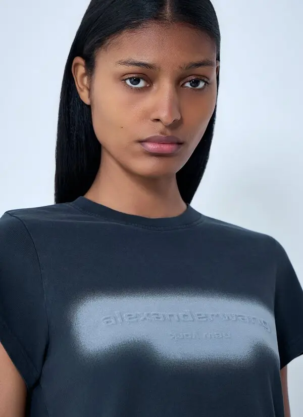 Alexander Wang Cotton Jersey Logo T-shirt