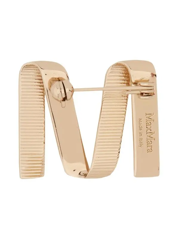 Max Mara Brooch With Logo