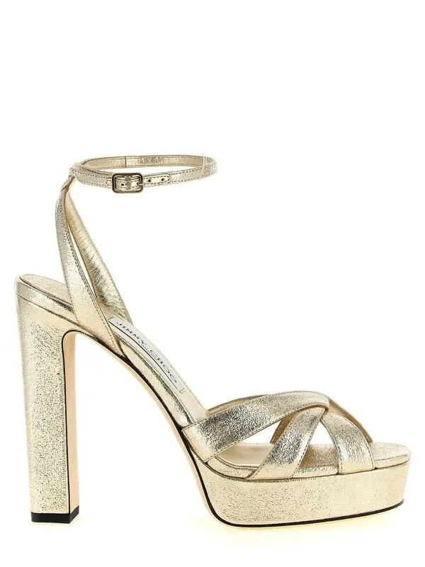 JIMMY CHOO Kove Sandals - Gold