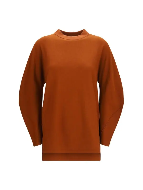 Loro Piana Balloon-sleeve Top - Brown