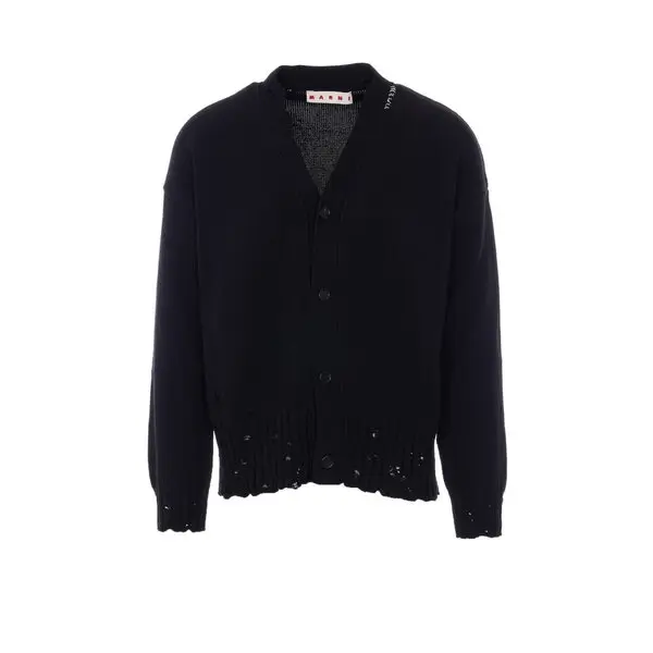 Marni Symbol Embroidered Cardigan