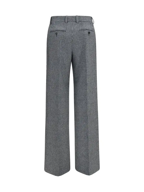 Dolce & Gabbana Prince Of Wales Tailored Pants - Gray
