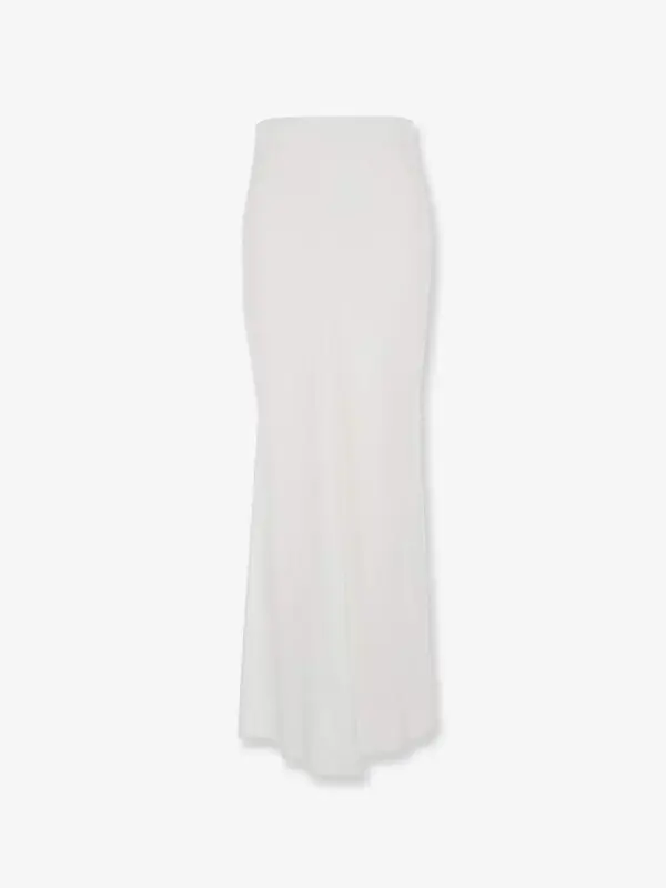 Brunello Cucinelli Satin Long Skirt - Multicolor