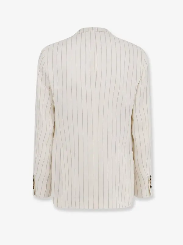 Brunello Cucinelli Linen Blazer - Multicolor