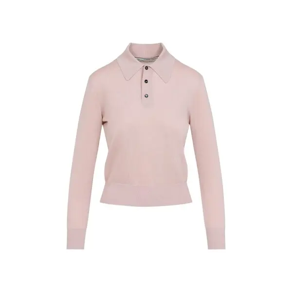 Bottega Veneta Long Sleeve Polo Top - Multicolor