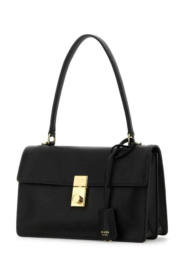 Prada Leather Handbag - Black